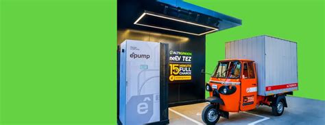 Altigreen Neev Tez 15 Minute Fast Charge Electric Cargo 3 Wheeler