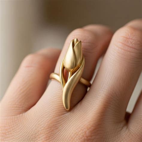 8 Model Cincin Emas Motif Bunga Yang Anggun Dan Penuh Makna Sedang Tren Di 2025