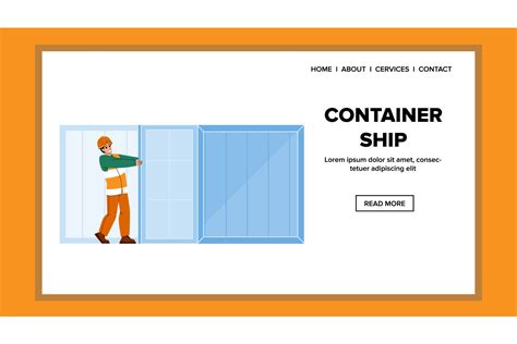 Container Ship Vector Graphic By Sevvectors · Creative Fabrica