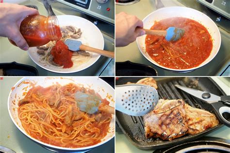 La갈비로 만드는 스파게티요리