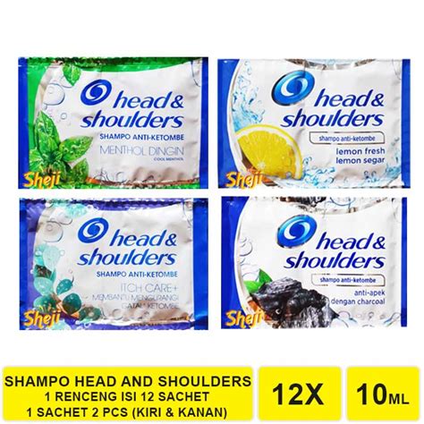 Jual Head And Shoulders Shampo 1 Renceng Isi 12 Sachet St6 Shopee