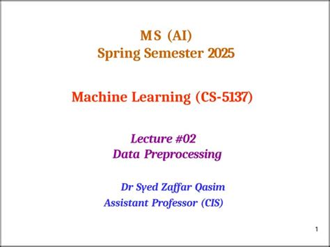 Data Preprocessing And Feature Engineering Pptx