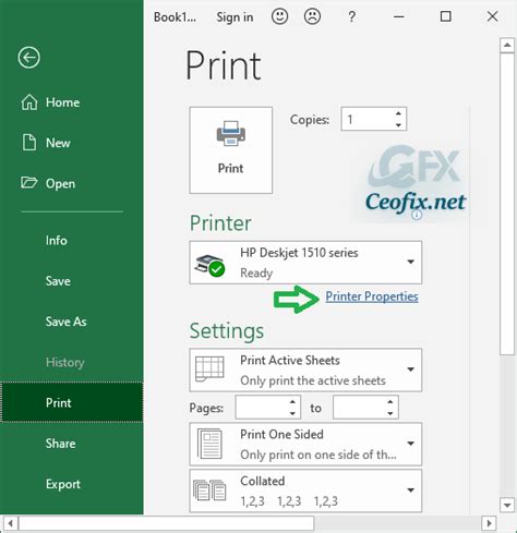 How To Open And Change Printer Preferences