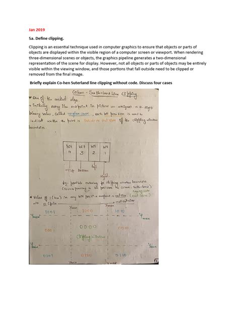 Mod 3 Pdf Rotation Cartesian Coordinate System