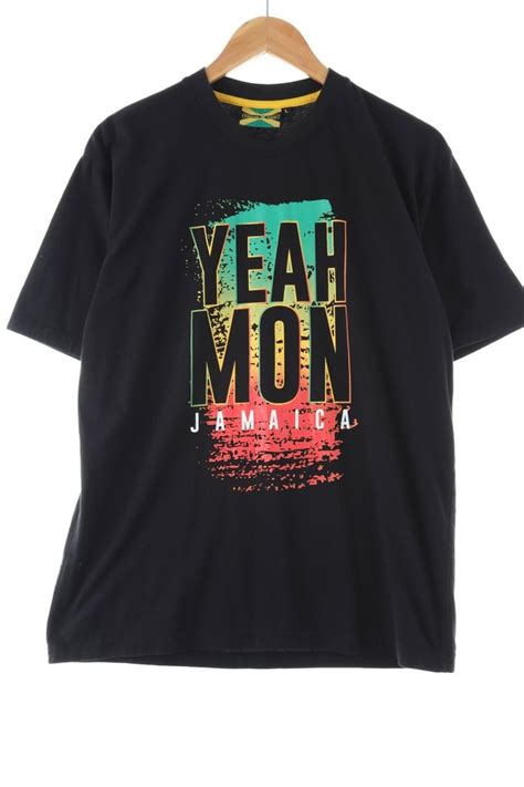 L 브랜드빈티지 반팔 티셔츠 자메이카 야만 레게 세컨웨어헬로마켓