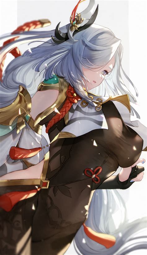 Shenhe Genshin Impact Image By Itidonido Zerochan Anime Image Board