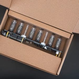 Nixie Tubes Clock IN Arduino Shield Format H GPS Sync Temp Sensor Remote For Babefriend