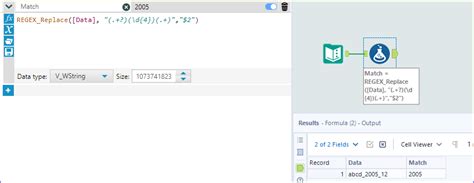 Solved Regex Replace To Return The Match Instead Of Repla Alteryx