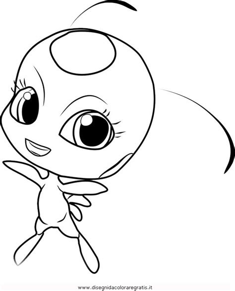 Disegno Tikki Ladybug 9 Personaggio Cartone Animato Da Colorare