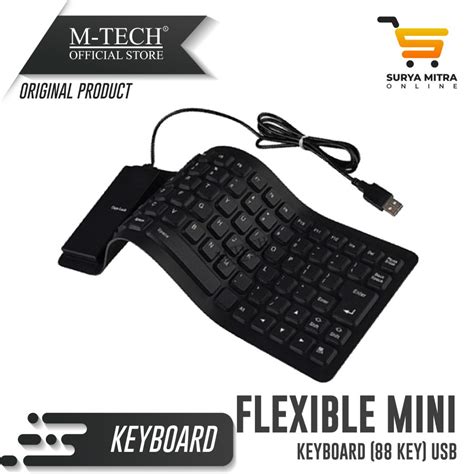 Jual M Tech Original Keyboard Flexible Usb Fleksibel Shopee Indonesia