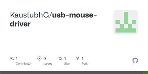 GitHub KaustubhG Usb Mouse Driver