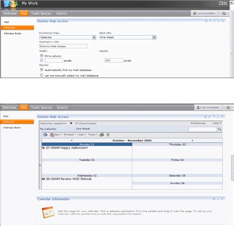 Chapter 6 Integrating The Domino Portlets Deploying IBM Workplace