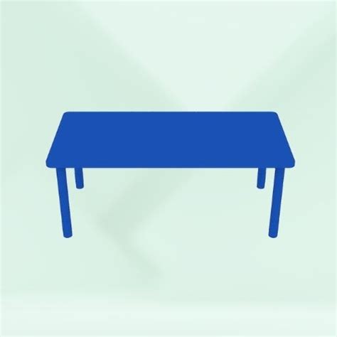 Rectangle Table Mle School Furniture