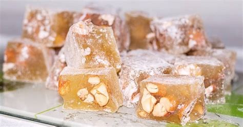 რახათ ლუხუმი აღმოსავლური ნუგბარის მარტივი რეცეპტი Gemrielia Ge