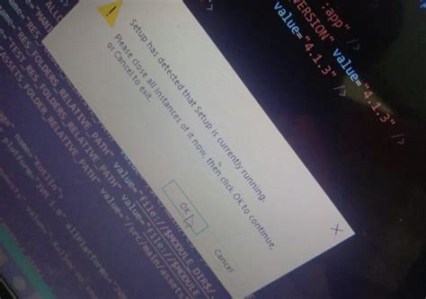 Setup Has Detected That Setup Is Currently Running Rtechnope