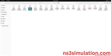 Importing Device Energy Model H Ns3 Projects