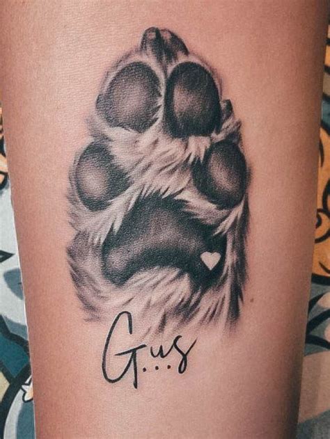 Your Own Dogs Paw Print Tattoo At John Halliburton Blog