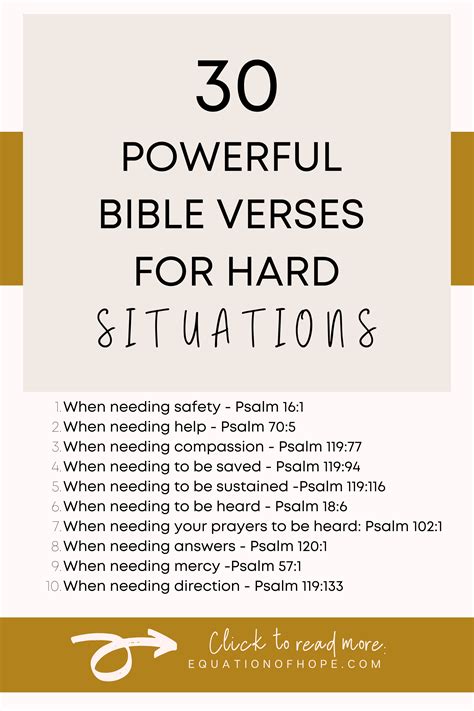 30 Encouraging Bible Verses For Difficult Times Artofit