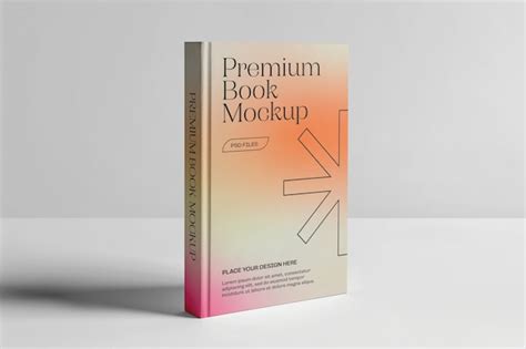 스튜디오에서 책 모형 프리미엄 Ai 생성 Psd