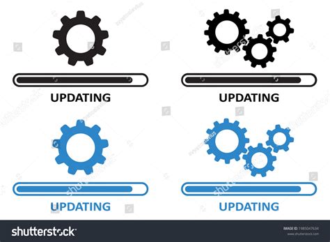 Set Update System Icons Loading Updating เวกเตอร์สต็อก ปลอดค่าลิขสิทธิ์ 1985047634 Shutterstock