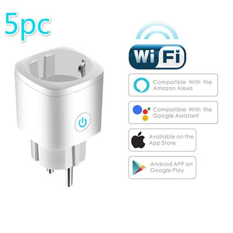Wifi Tuya Smart Wifi Socket Eu Plug 16a Power Moni Grandado