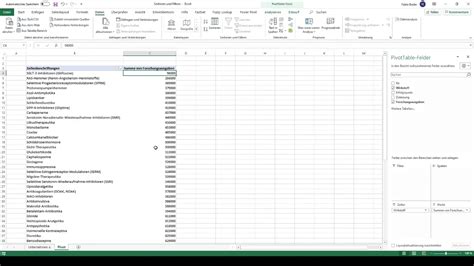 Sortieren Und Filtern Von Pivot Tabellen In Excel