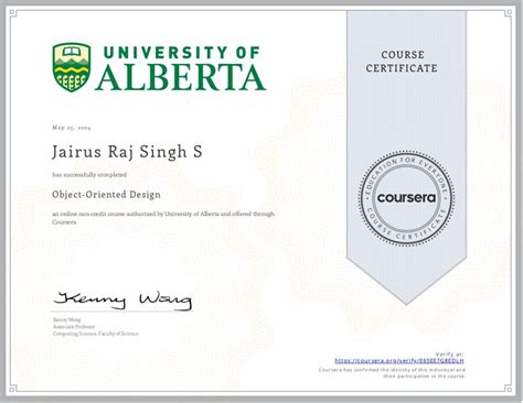 Jairus Raj Singh S On Linkedin Coursera Objectorienteddesign Softwarearchitecture Uml
