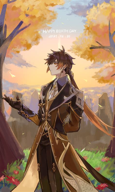 Zhongli Genshin Impact Drawn By Osushitskt Danbooru