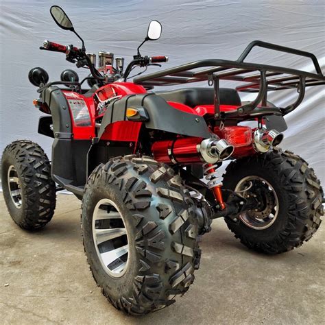 200cc Utv 4x4 Automatic Adult Buggy Oil Cooled Cvt Big Bull 12 Inch Rims Atv Alloy Wheels Tire