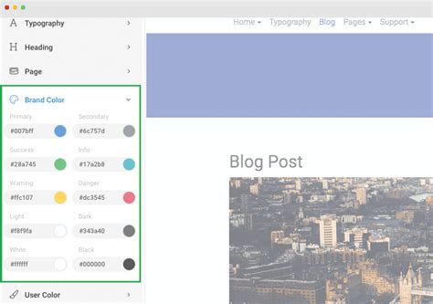 Theme Settings Joomlart