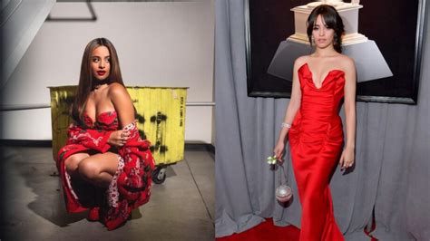 In Photos Cabello Camila Hot In Red Hue Ensembles