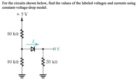 Solved For The Circuits Shown Below Find The Values Of T