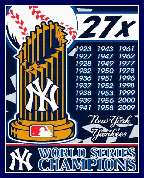 Yanks 27 Ws Champs Major League Baseball Logo Yankees World Series