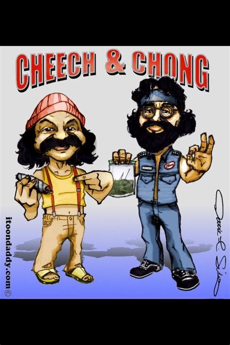 Cheech And Chong Cheech And Chong Funny Caricatures Friend Cartoon
