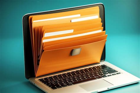 Premium Ai Image Computer Folder Ai Generated Image