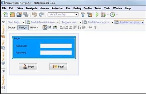 Membuat Login Sederhana Dengan Java Netbeans