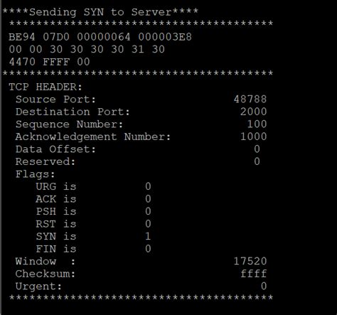 Socket Programming In C TCP 3Way Handshake Simulator