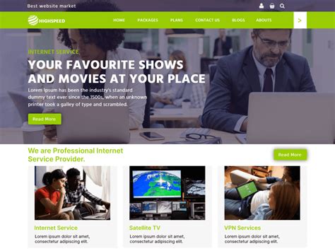 Classic Internet Services Wordpress Theme
