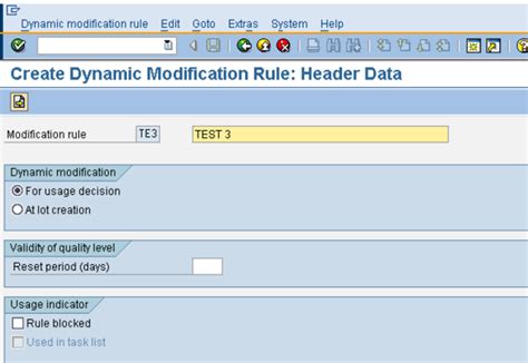 Basic Steps To Create Dynamic Modification Rule Sap Community