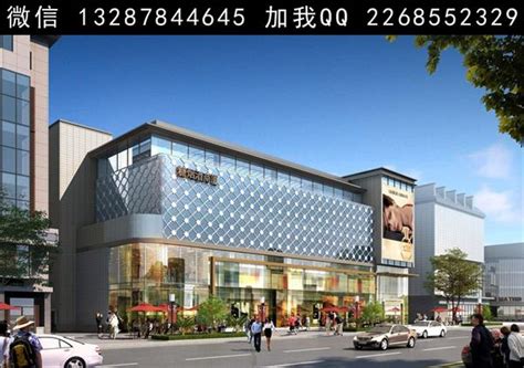商业综合体 商场建筑外观设计案例效果图 3473973 领贤网