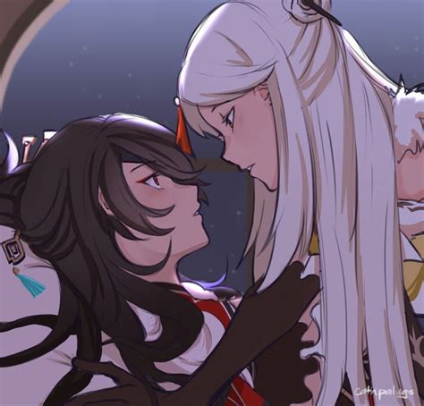 Twitter Anime Est Tico Casais L Sbicos Fofos Fanart