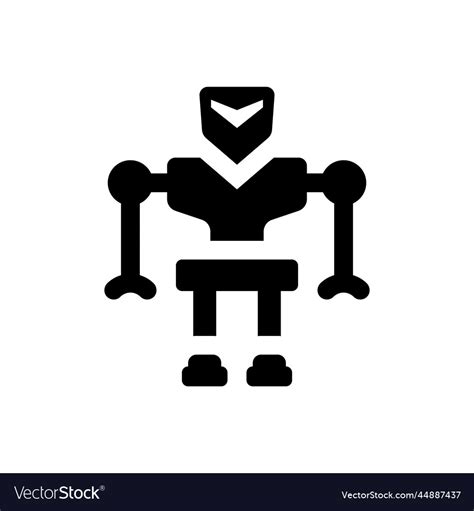 Robotic Technology Icon Royalty Free Vector Image