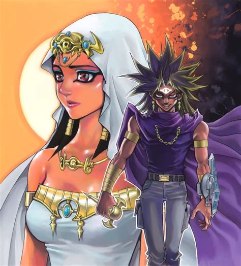 Ishizu Ishtar And Yami Marik Yu Gi Oh And 1 More Drawn By Takahashi