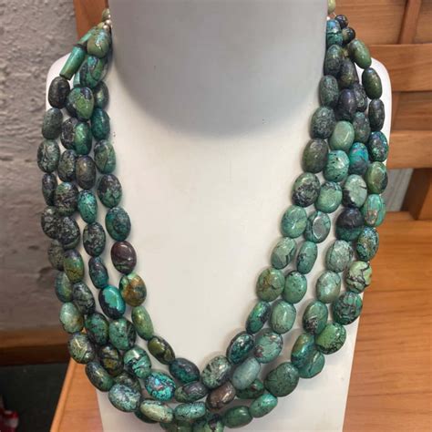 Multi Strand Turquoise Bead Necklace S Used Very Good Salvos Stores