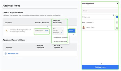 Accounts Payable Approval Settings