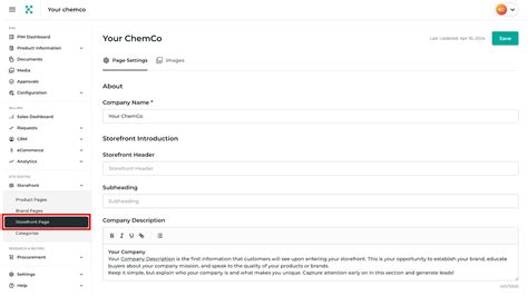 Storefront Editor Guide Knowde