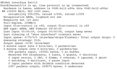 Show Interface Command Flashcards Quizlet