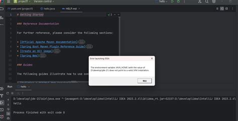 Encountering Issue When Creating Spring Boot Module With Jdk 21 In