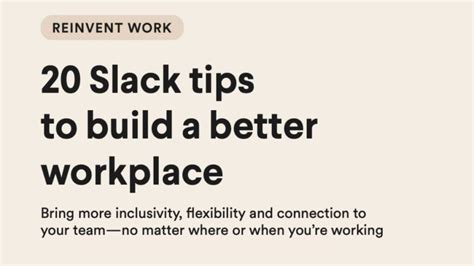 20 Slack Tips To Build A Better Workplace Cio Chronicle