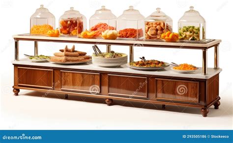 High Resolution Breakfast Buffet Table With Contemporary Classicism